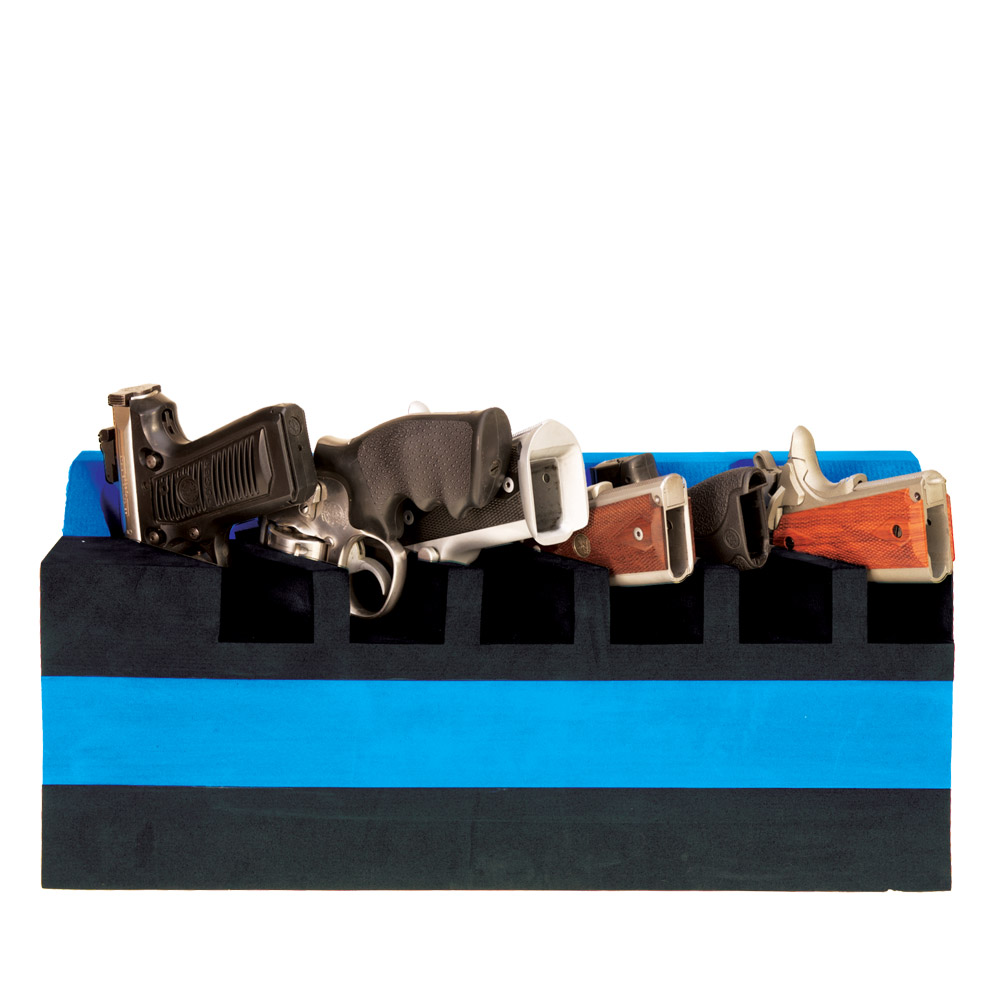 6 Pistol Soft Cradle Holder -Vertical canted format - Foam | GPS Bags