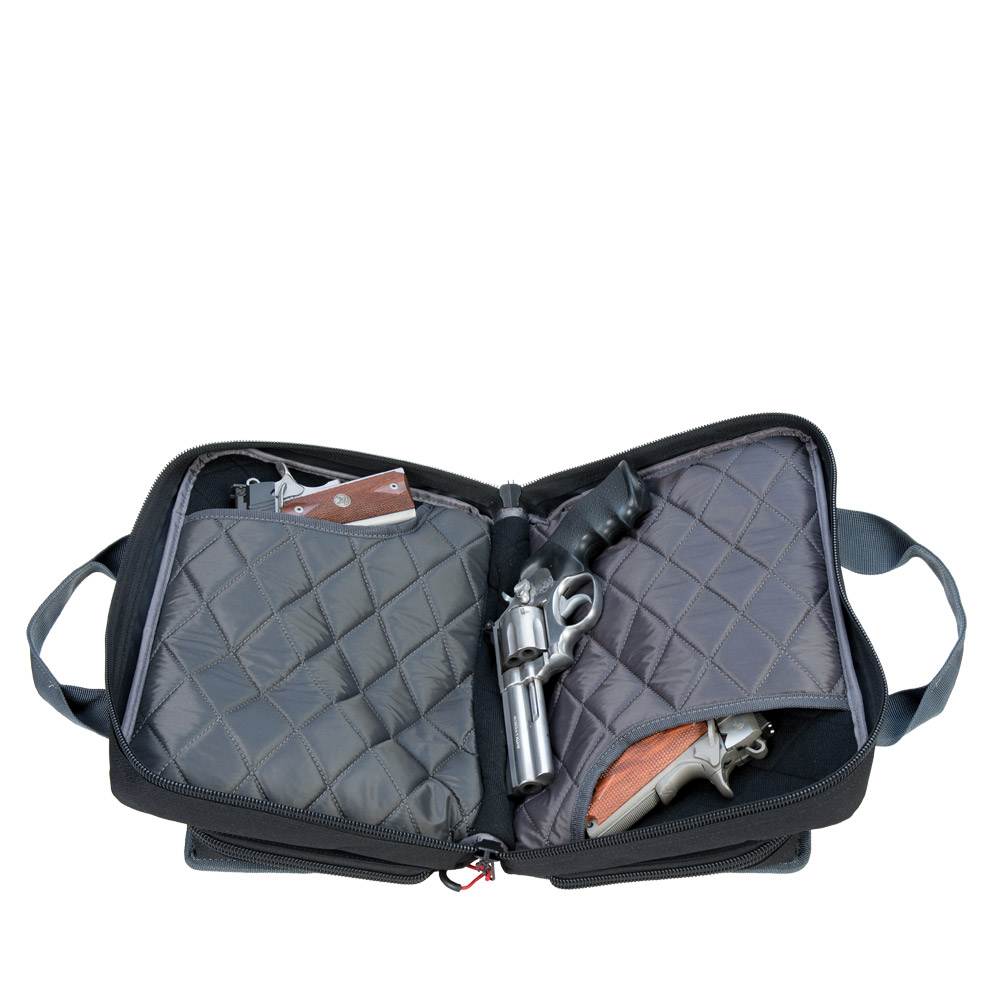 Quad Pistol Range Bag w/Mag Storage & Dump Cups | GPS Bags