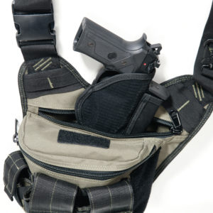 Rapid Deployment Sling Pack w/Handgun Holster | GPS Bags